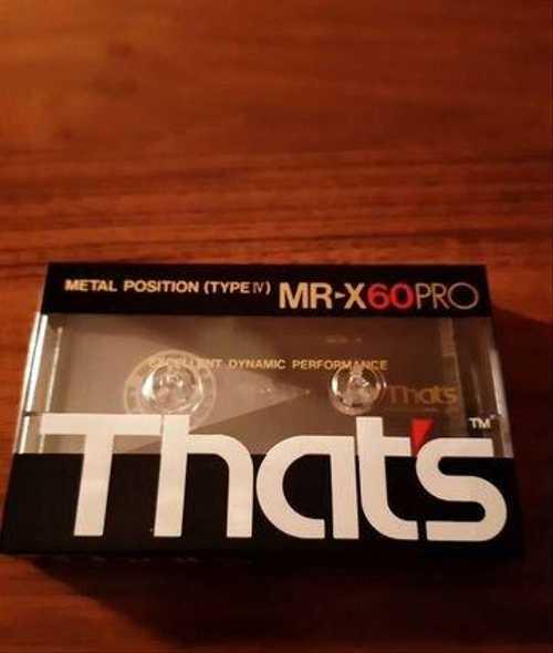 Аудиокассета thats MR-X 60 PRO