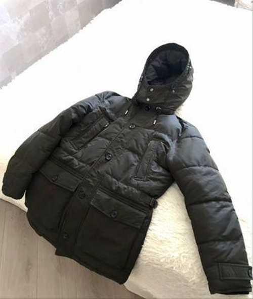 Пуховик Zara MAN куртка хаки