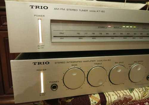 Усилитель trio Ka - 60 (kenwood) +тюнер