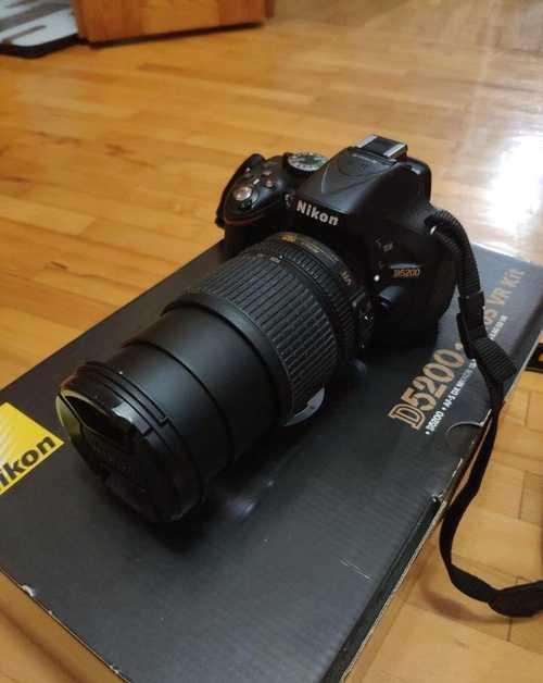 Зеркальный фотоаппарат Nikon D5200 kit 18-105