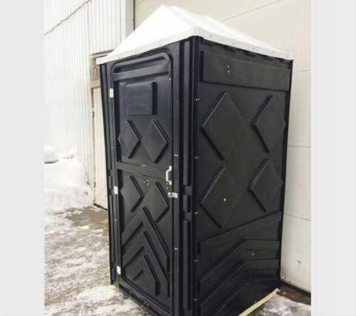 Туалетная кабина Биотуалет Эконом, черная, бак 250