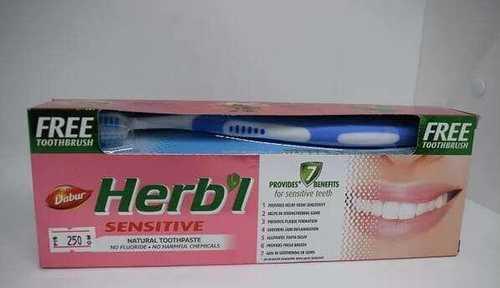 Зубная паста Dabur herb'L+ щётка (в подарок)