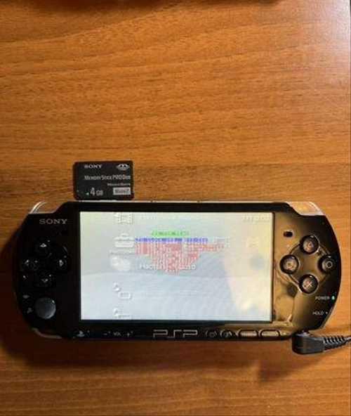 Sony PSP 3008 Piano Black (прошитая)