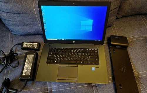 HP ZBook 15U G2 i7\16\256\M4170\LTE с док.станцией