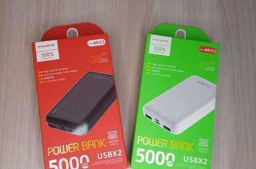 Повербанк Maiami 5000 mAh быстрая зарядка