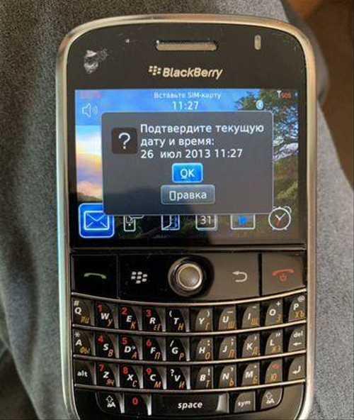 Телефон BlackBerry 9000 обмен