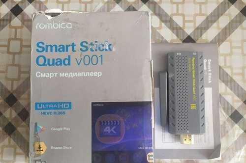 Андроид TV пиставка Rombica Smart Stick Quad v001