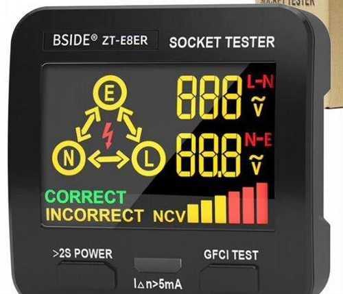 Тестер розеток и узо. новый