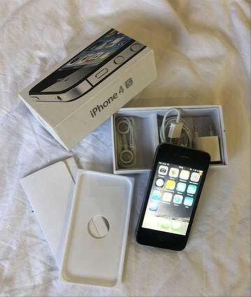iPhone 4S 16gb черный б/у