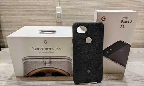 Google Pixel 2XL + Fabric Case + Daydream View