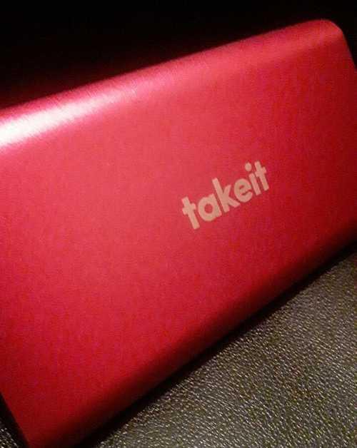 Внешний аккумулятор Takeit Surfase 5200mAh Red