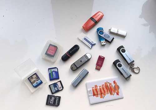Флэшки и карты памяти SD MicroSD