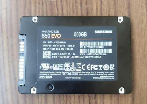 Ssd Samsung 860evo 500gb