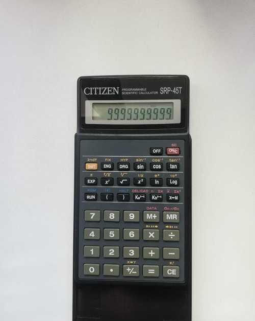 Калькулятор Citizen SPR-45T