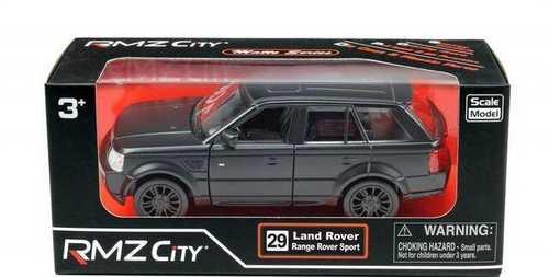 Машинка металлическая Uni-Fortune RMZ City 1:32 Range Rover Sport, инерционная, черный матовый цвет, 16.5 x 7.5 x 7 см 554007M