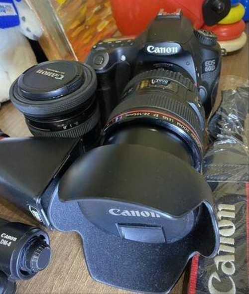 Зеркальный фотоаппарат canon 60d. Комплект
