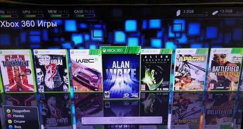 Xbox 360 Slim 500 GB 100+ игр