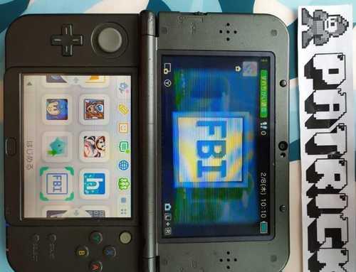 New Nintendo 3DS XL Black + FBI