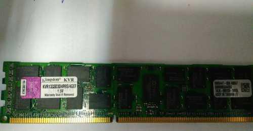 Оперативная память 24Gb DDR3 kvr1333d3d4r9s/4gef