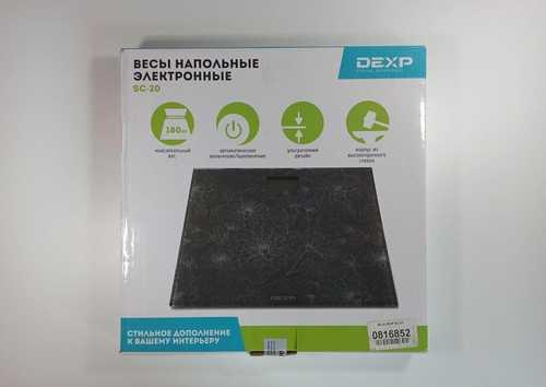 Весы напольные электронные dexp SC-20 новые