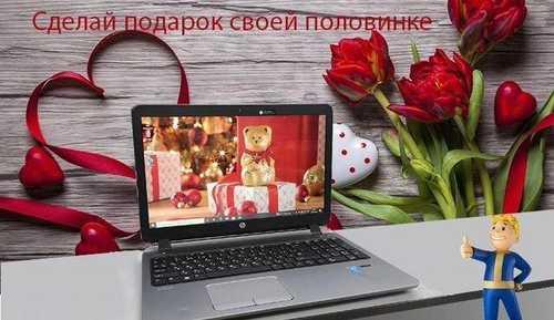 Ноутбук 15.6" HP для профессиональной работы/учебы