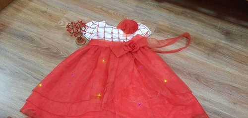 Нарядное платье 2-5 лет