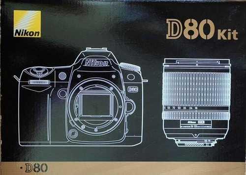 Коробка Nikon D80 kit