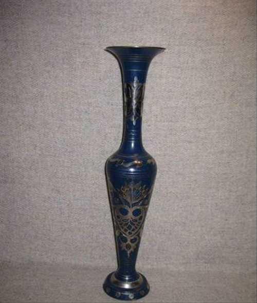 Красивая декоративная латунная ваза латунь Индия