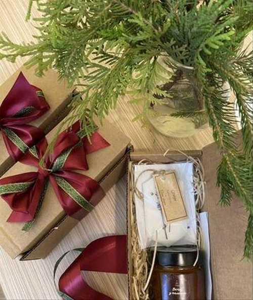 Новогодние подарки, подарочный набор, свечи