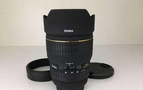 Sigma 15-30mm 3.5-4.5 Canon