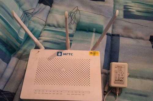 Wi-Fi роутер Gpon МГТС ZTE zxhn 670 и бп 12V 1.5А