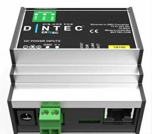 Контроллер/шлюз DMX Ethernet Mk2 Poe EntTec
