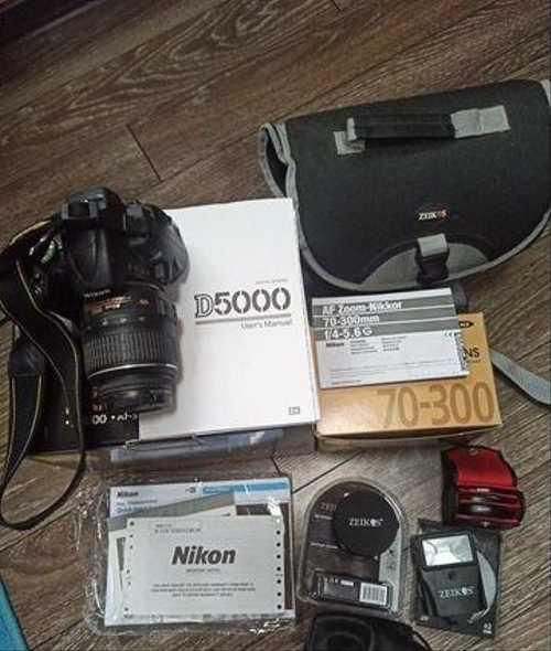Зеркальный фотоаппарат nicon D5000