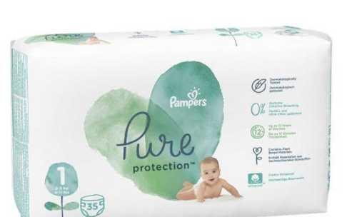 Подгузники Pampers Pure Protection 1 (2-5 кг.)