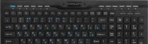 Клавиатура Crown CMK-201, USB, черная (новая)