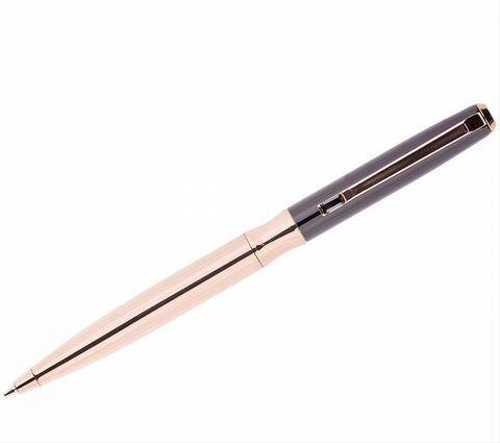 Ручка шариковая Delucci "Evento", синяя, 1 мм, цвет корпуса-черный/золото (CPs 11328)