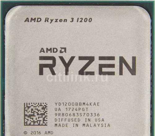 Процессор AMD Ryzen 3 1200, SocketAM4, OEM