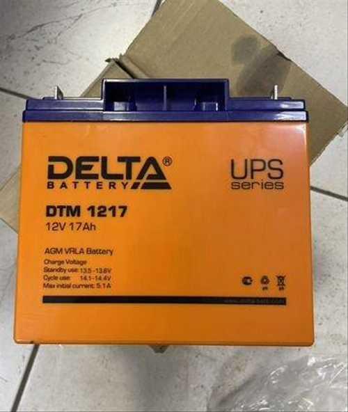 Продам аккумулятор Delta DTM 1217 напряжением 12В