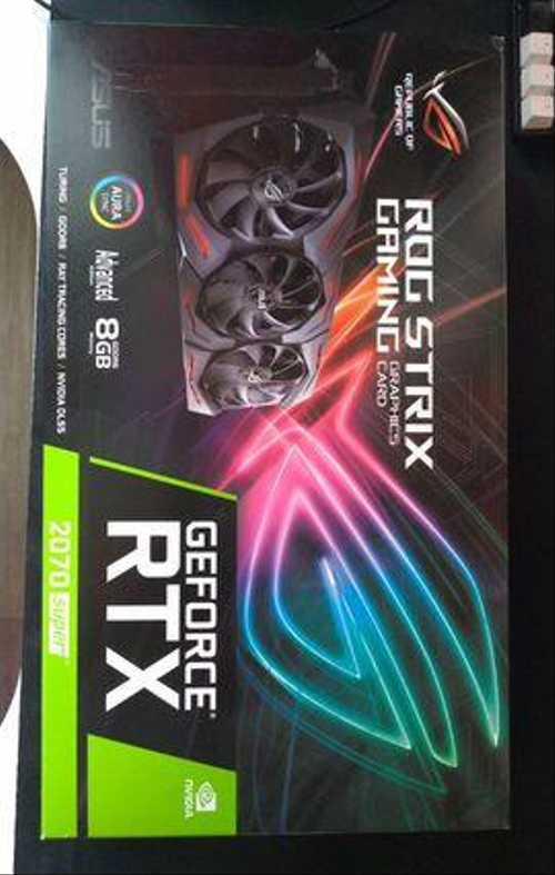 Видеокарта asus ROG Strix GeForce RTX 2070super