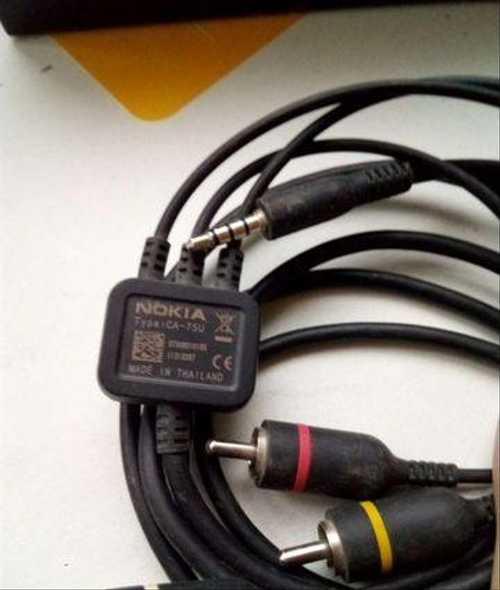 Кабель 3*RCA jack 4pin (Nokia CA 75U)