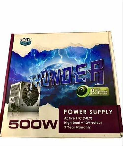 Блок питания на 500w Cooler Master Thunder