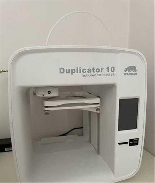 3d принтер wanhao duplicator d10 обзор