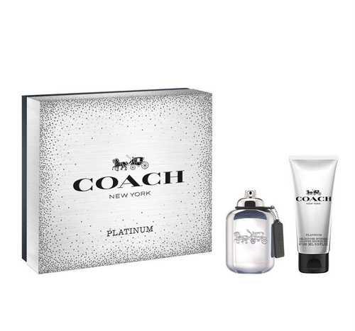 Набор Coach Platinum eau de parfum + shower gel