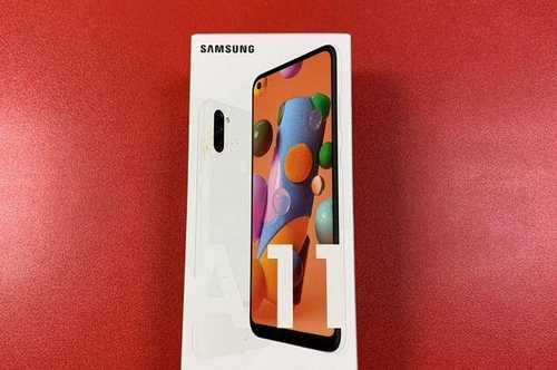 Смартфон Samsung Galaxy A11 3/32Gb (Белый) Новый