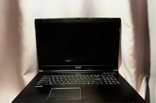 Геймерский MSI GP72 2QE i5/озу8/GTX950/17”
