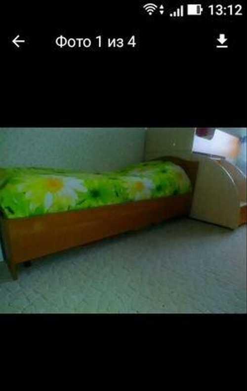 Кровать с матрасом 190*80