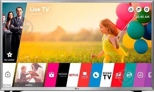 Отличный Smart TV. LG 32LJ594U Wi-Fi, спутник