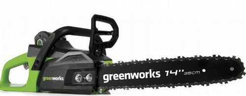 Аккумуляторная пила greenworks GD40CS15K6