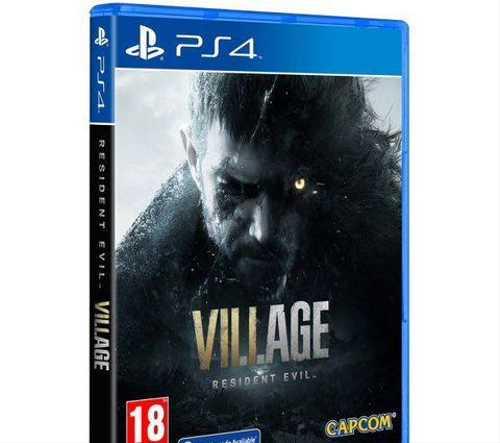 Новый диск Resident Evill Village для PS4