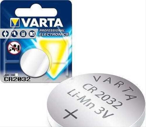 Батарейка CR2032 Varta electronics BL1 Lithium 3V